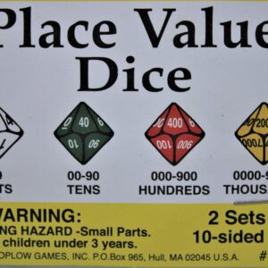 Place Value Dice Toys & Games Games Kop11871 Koplow Games Inc.