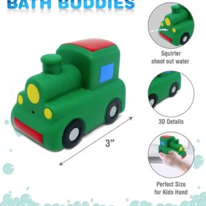 Puzzled Bath Buddy Train Water Squirter