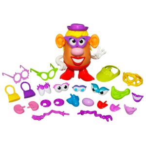 potato head mrs.potato head silly suitcase parts and pieces toddler toy for kids (amazon exclusive)