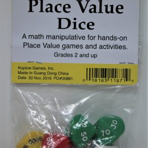 Place Value Dice Toys & Games Games Kop11871 Koplow Games Inc.