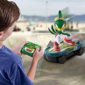 NKOK Sonic Free Rider R/C Skateboard - Jet, The Hawk; Full Function 2.4 GHz Radio Control with Turbo Boost; Cool Tricks and Stunts; Ages 6+