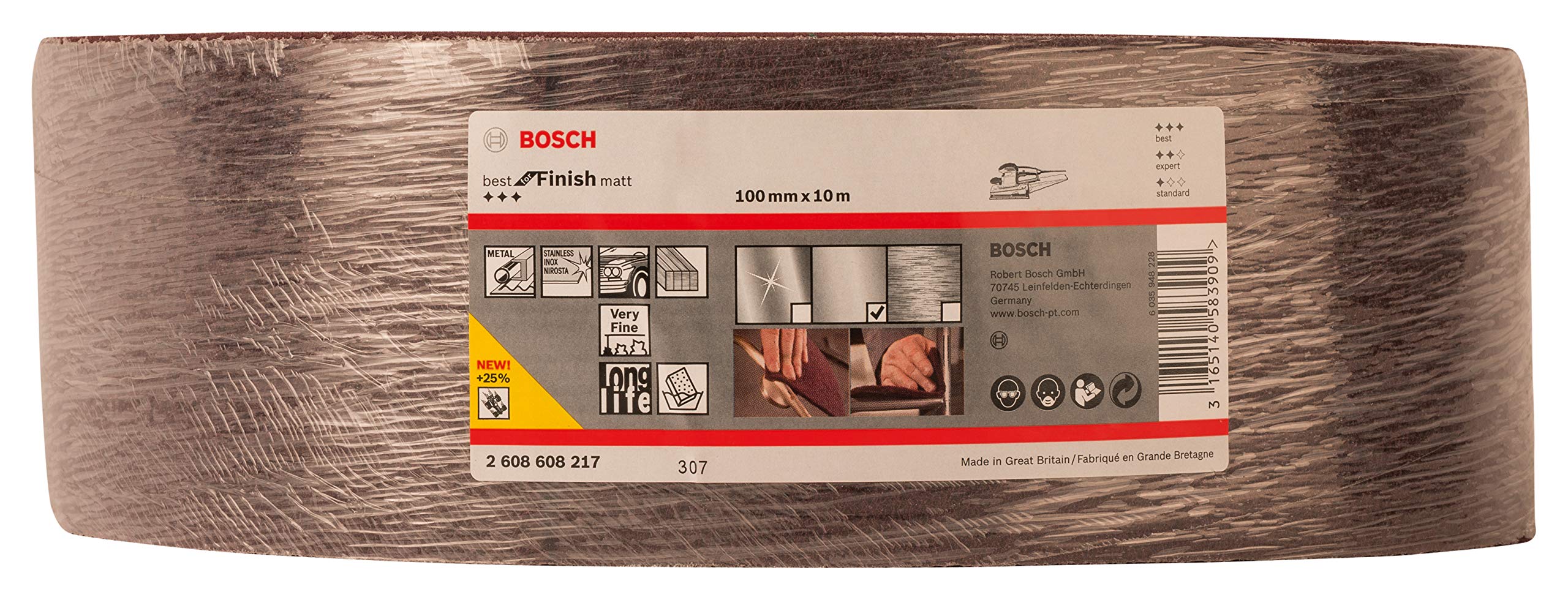 BOSCH Best for Matt Finish Roll 10 M 100 MM Very Fine A 2608608217