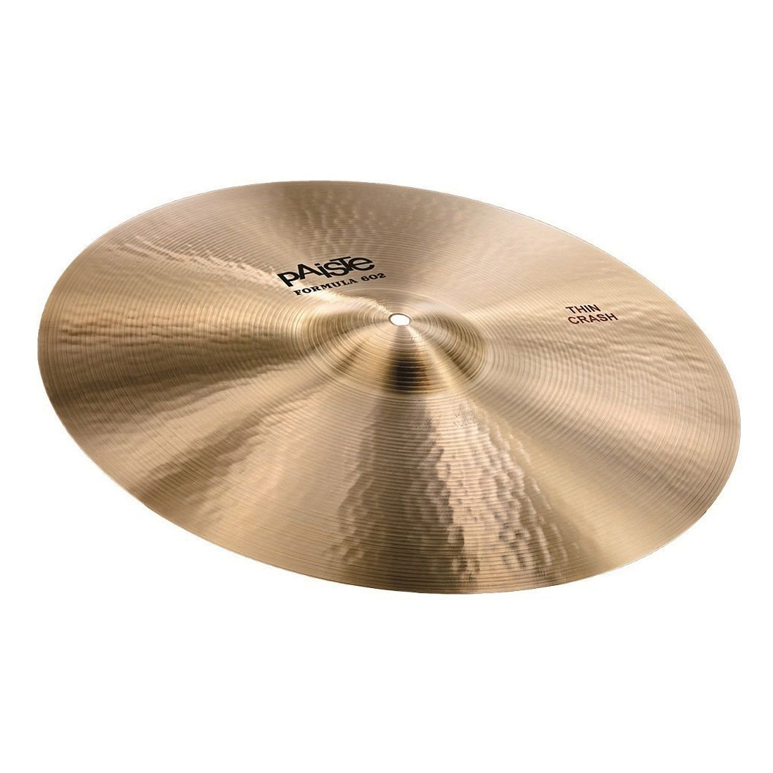 Paiste 18 Inches Formula 602 Classic Sounds Thin Crash Cymbal