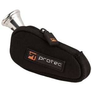 pro tec n202 fitted neoprene mouthpiece pouch for french horn,black