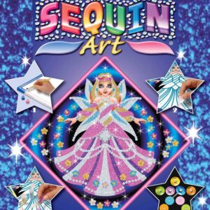 Sequin Art Stardust, Fairy Princess, Sparkling Arts and Crafts w/Glitter, Creative Crafts