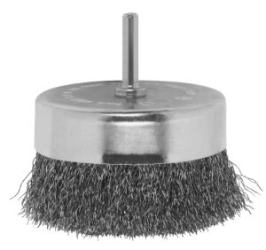 bosch 2609256520 6 x 80 mm wire cup brush crimped wire shank