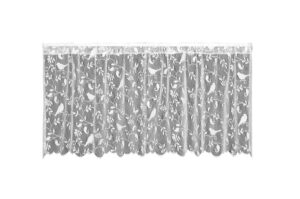 heritage lace bristol garden tier, 60 by 24-inch, white,6305w-6024