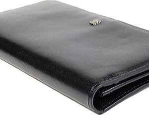 Bosca Old Leather 7" Clutch Wallet Black