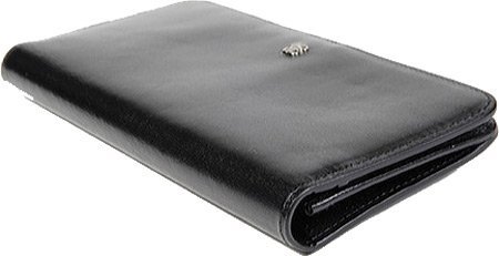 Bosca Old Leather 7" Clutch Wallet Black