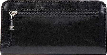 Bosca Old Leather 7" Clutch Wallet Black