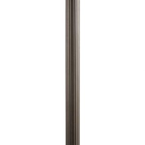 kichler 9595oz accessory outdoor fluted post, olde bronze