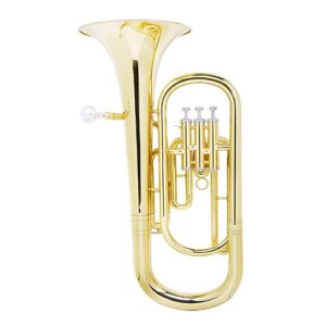 Mendini by Cecilio B Flat Baritone Horn with Stainless Steel Pistons (Beginner)