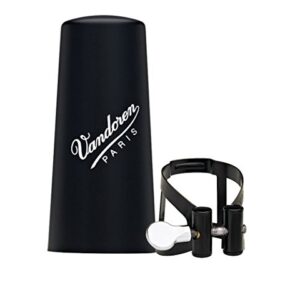 Vandoren LC51BP M/O Ligature and Plastic Cap for Bb Clarinet; Black Finish