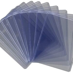 BCW 138 PT. Thick Card Topload Holder - Pack of 50 | Durable Rigid PVC Toploader | Toploaders for Memorabilia, Jersey, Patch, and Relic Cards | Ideal for Collectors and Hobbyists