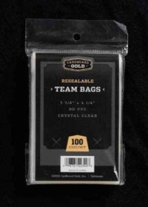 cardboard gold cbg 1000 ct resealable sports card team set bags