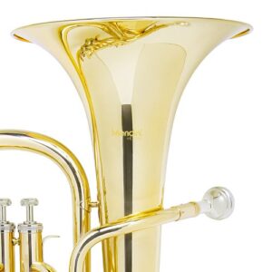 Mendini by Cecilio B Flat Baritone Horn with Stainless Steel Pistons (Beginner)