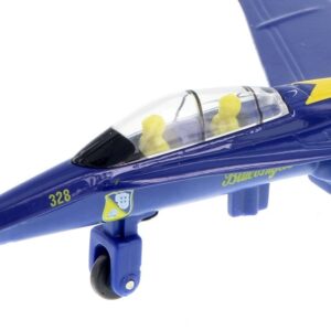 🛦 United States Navy Blue Angels F/A-18 Super Hornet Fighter Jet 6inch Die Cast Metal Model Toy w/ Pullback Action