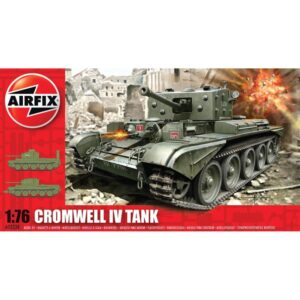 airfix a02338 cromwell cruiser model building kit, 1:76 scale small