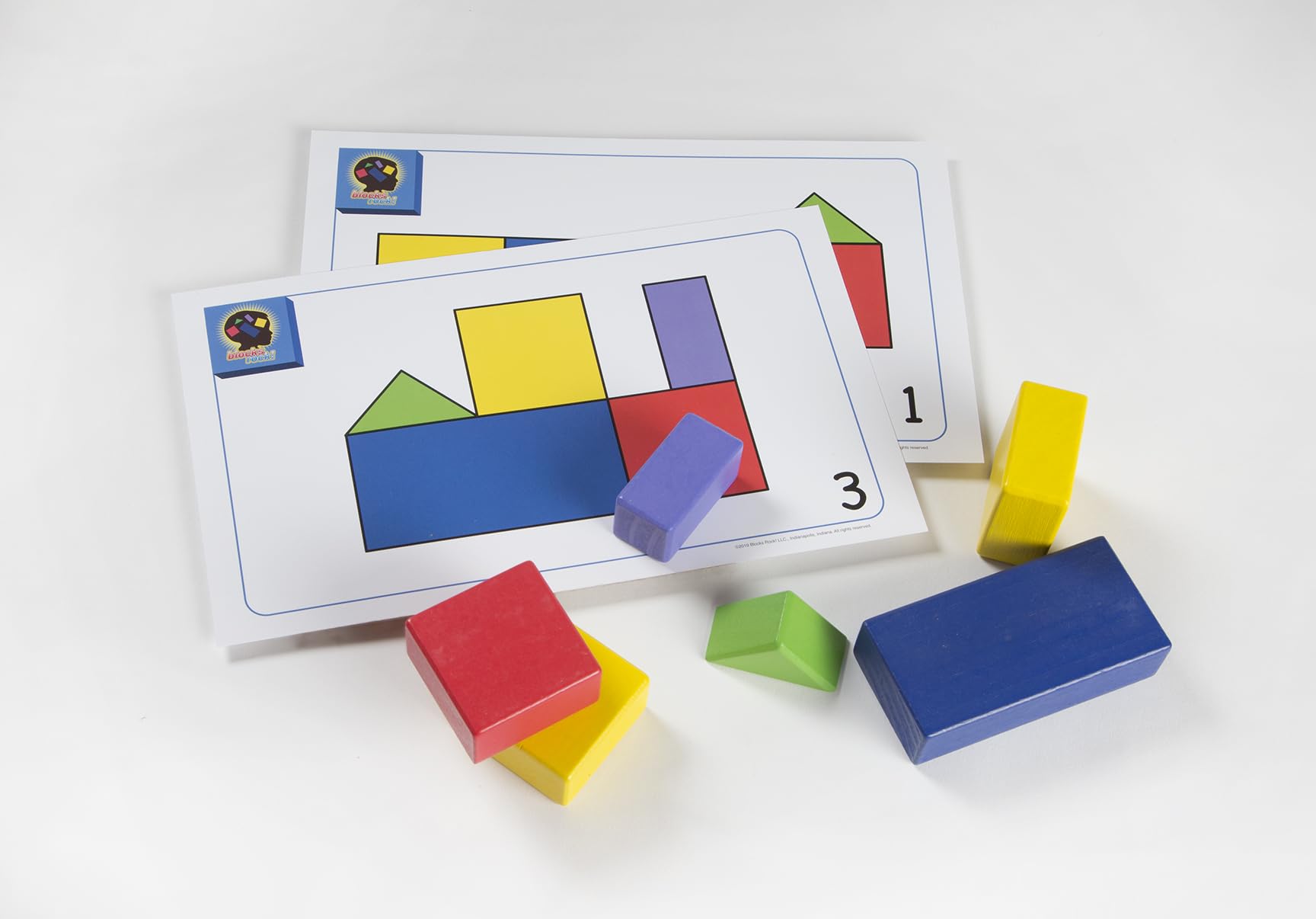 Blocks Rock! A STEM Toy and Educational Game for Competitive Structured Block Play, Ages 4+