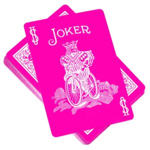 Pink Bicycle Playing Cards Deck by Magic Makers