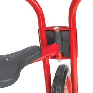 Children’s Factory ClassicRider 10" Toddler Tricycle, Kids Tricycle with Rubber Wheels, Red/Black