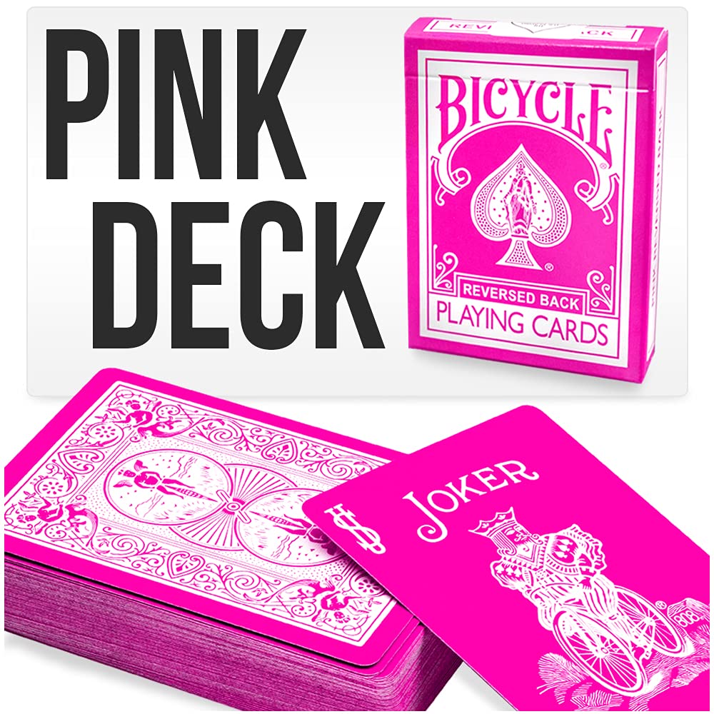 Pink Bicycle Playing Cards Deck by Magic Makers