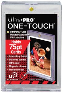 1 (one) 75pt ultra pro one-touch magnet card holder for thicker baseball and other trading cards