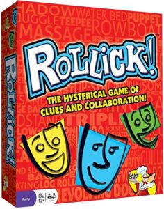 rollick! team charades party game - hysterical game night for friends and family - fun group game - easy to play party game - fun for all ages