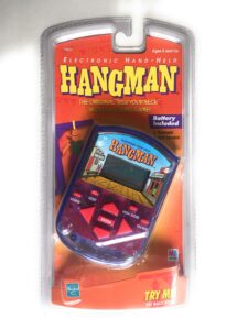 electronic hand held hangman by milton bradley