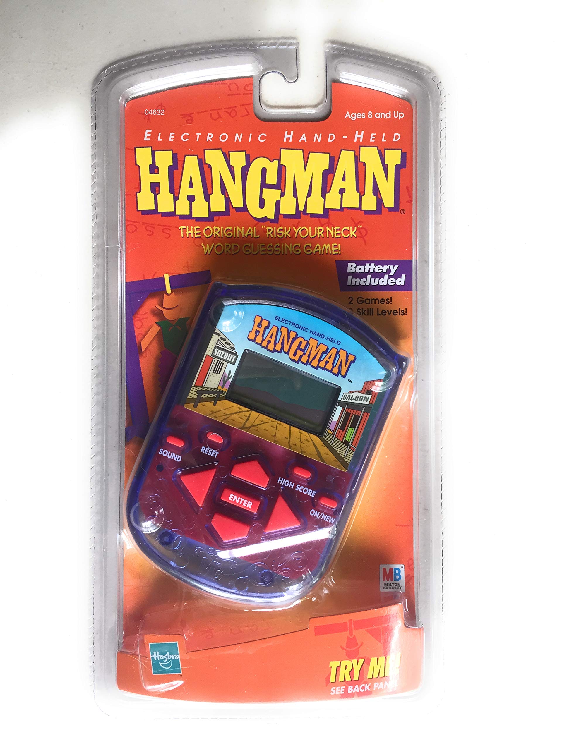 Electronic hand held Hangman by Milton Bradley