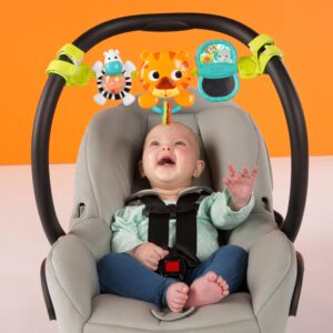 bright starts take along musical carrier activity toy bar, ages newborn +, multi-color