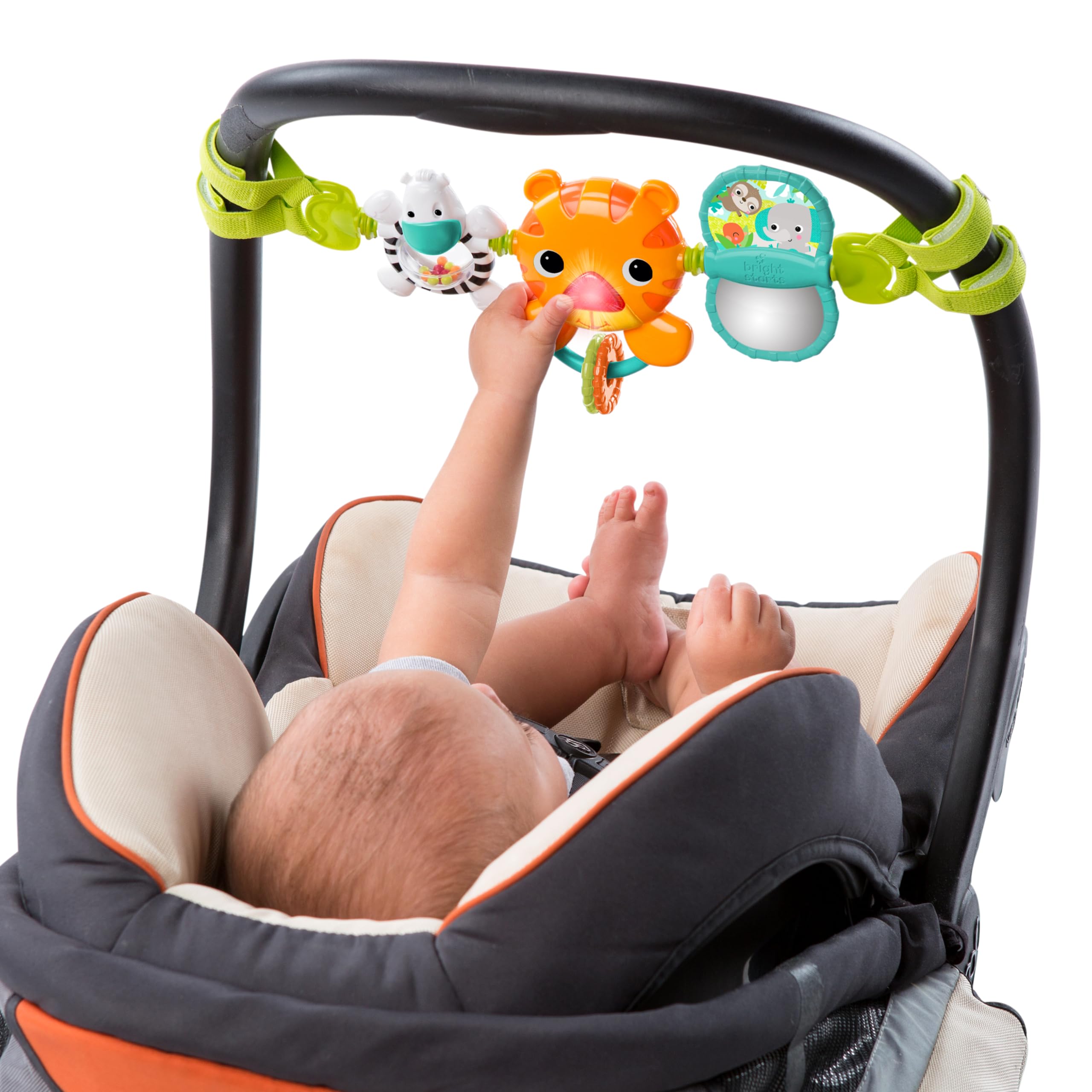 Bright Starts Take Along Musical Carrier Activity Toy Bar, Ages Newborn +, Multi-Color