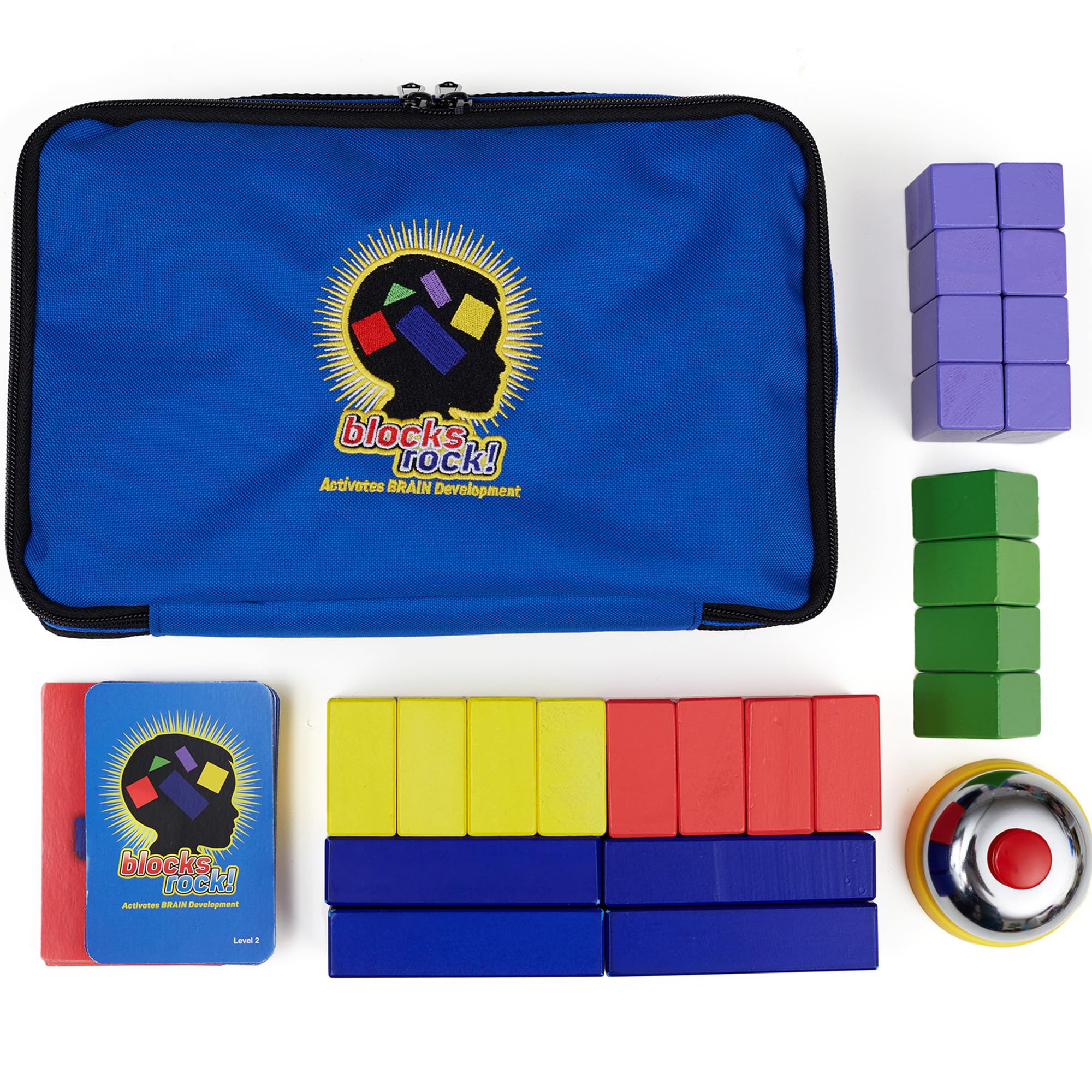 Blocks Rock! A STEM Toy and Educational Game for Competitive Structured Block Play, Ages 4+