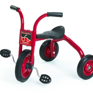 Children’s Factory ClassicRider 10" Toddler Tricycle, Kids Tricycle with Rubber Wheels, Red/Black