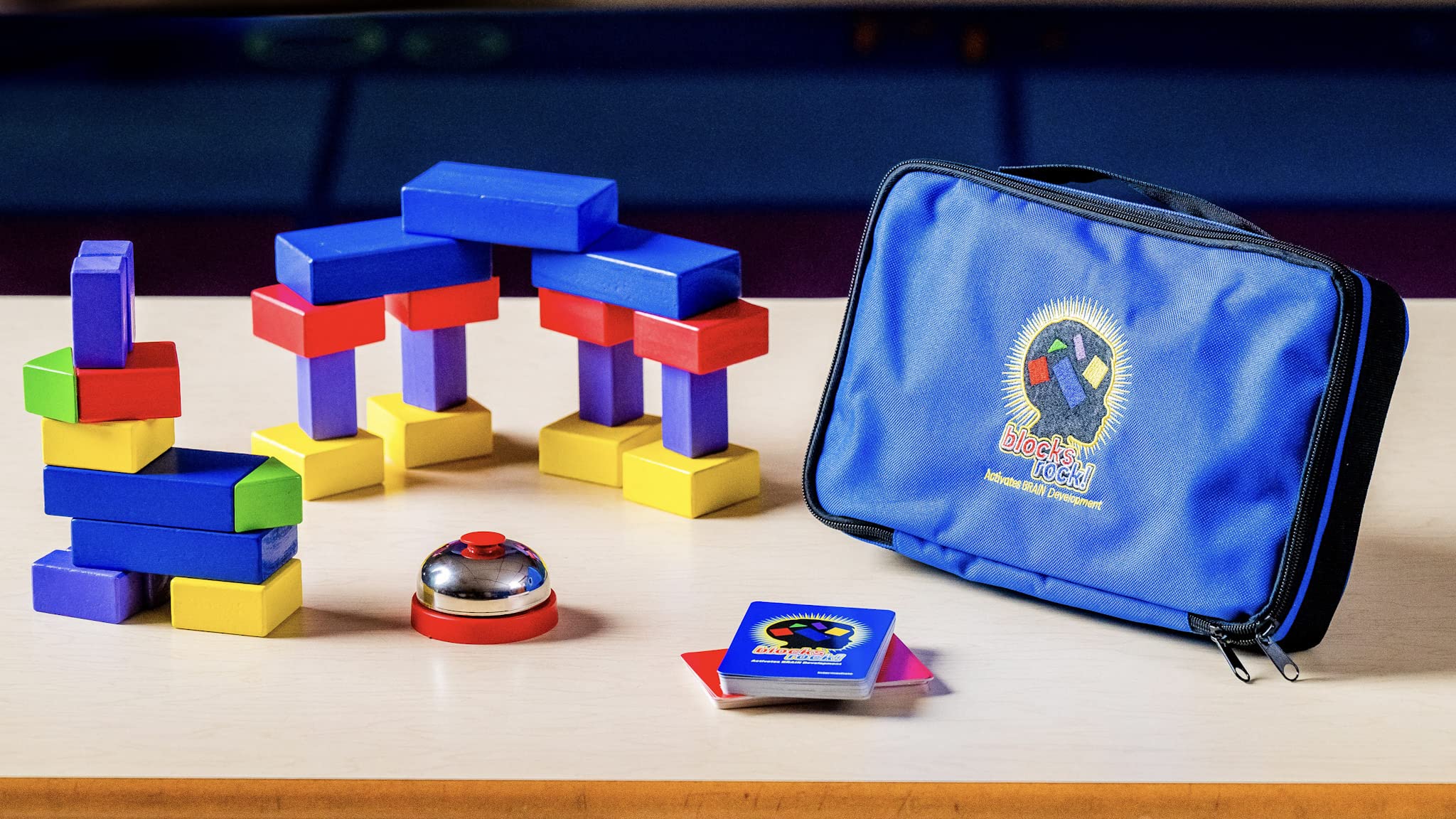 Blocks Rock! A STEM Toy and Educational Game for Competitive Structured Block Play, Ages 4+