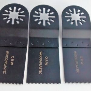 3 Pack Universal Wood Cutting Oscillating Tool Blade for Fein Multimaster, Craftsman, Ridgid, Bosch, Chicago, Milwaukee, Etc.