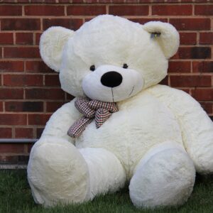 Joyfay Giant Teddy Bear, White- Over 6ft (78")