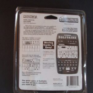 2-in1 Klondike Solitaire Handheld Game (Radica #2320)