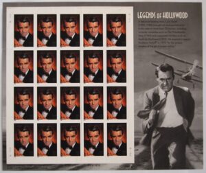 usps cary grant legends of hollywood sheet of twenty 37 cent stamps scott 3692