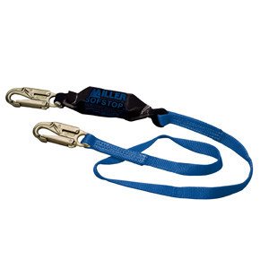 miller hp 8798tr green shock-absorbing lanyard - 6 ft length - 612230-09837 [price is per each]