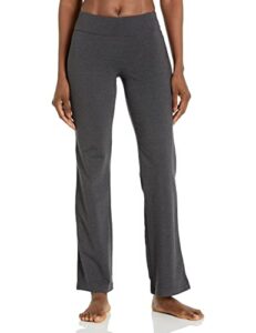 spalding women's bootleg pant, charcoal heather, medium