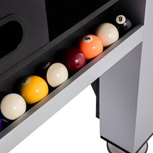 Triumph 3-in-1 7' Rotating Swivel Multigame Table - Air Hockey, Billiards/Pool, and Table Tennis - All Accessories Included