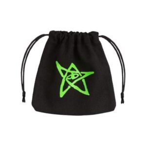 q-workshop: black call of cthulhu / coc dice bag in linen