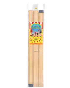 limbo brown pole party set - 5ft (1 pc) - fun indoor & outdoor tropical game for every celebration & workout