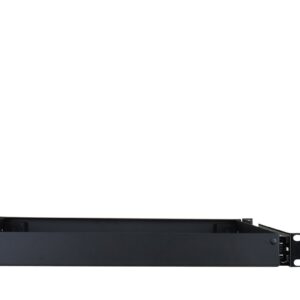 Penn Elcom R1291K/2L Sliding Rack Drawer (1U) with 2 Slam Locks (for Audio Racks, Home Theatres, IT), 15 Inch Depth