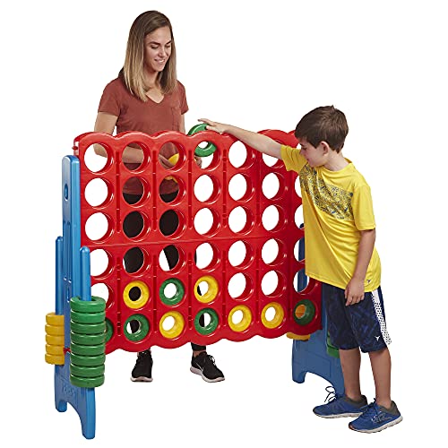 ECR4Kids Jumbo 4-To-Score, Giant Game, Assorted