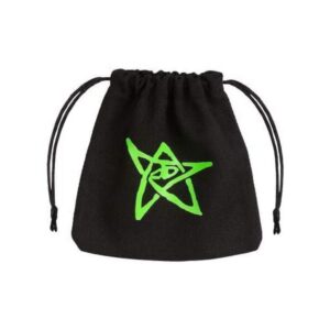 Q-Workshop: BLACK Call of Cthulhu / COC Dice Bag in Linen