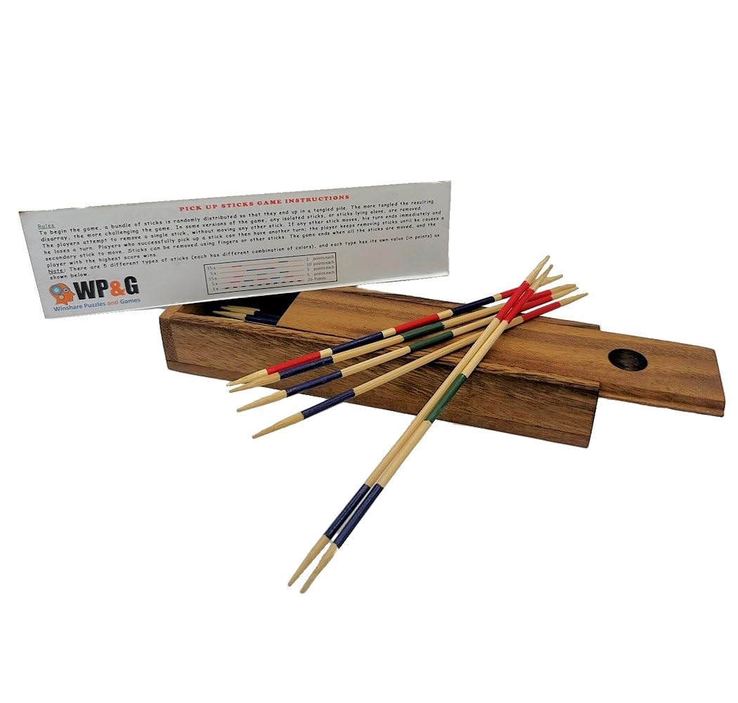 Pick Up Sticks Wooden Classic Game