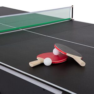 Triumph 3-in-1 7' Rotating Swivel Multigame Table - Air Hockey, Billiards/Pool, and Table Tennis - All Accessories Included