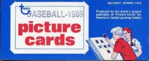 1989 topps baseball cards unopened vending box of 500 cards! look for rookies including craig biggio and gary sheffield and hall of famers and superstars including cal ripken, nolan ryan, mark